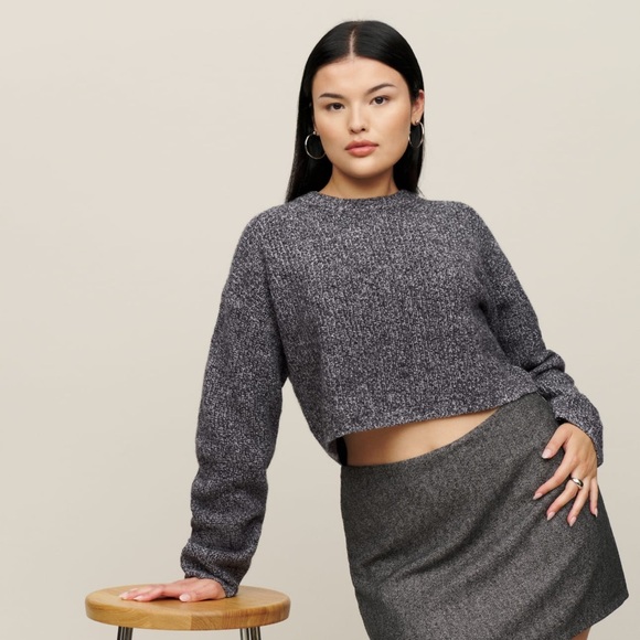 Reformation | Sweaters | Reformation Regenerative Wool Cropped Sweater ...